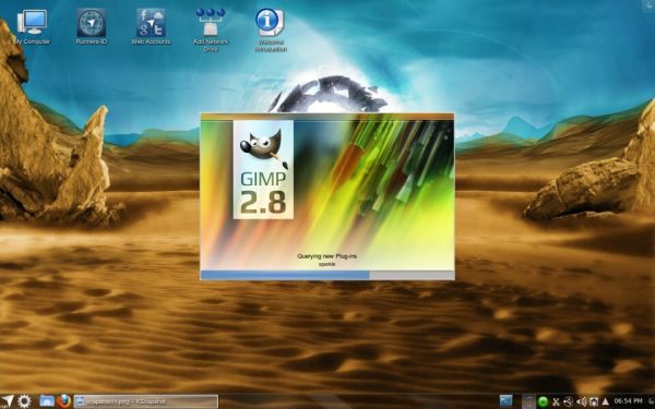 Gimp – splash screen – Netrunner Shop